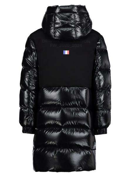 MONCLER ENFANT Down Coat BERRY Black for boys | NICKIS.com