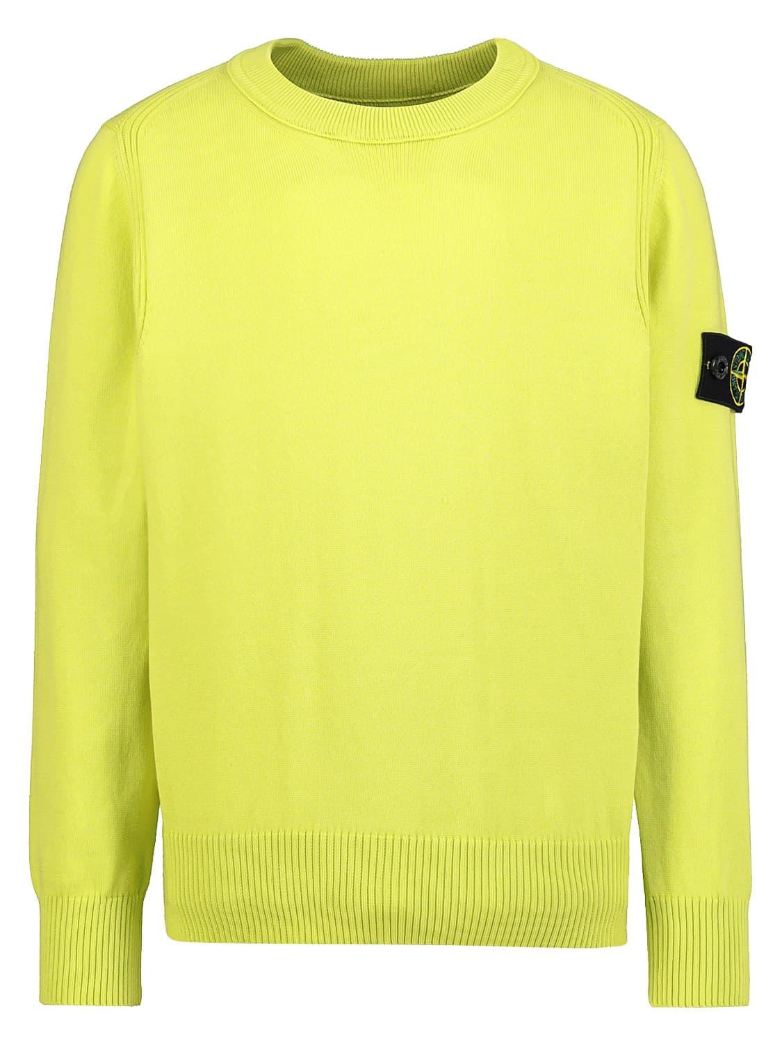 STONE ISLAND JUNIOR Sweaters Green for boys | NICKIS.com