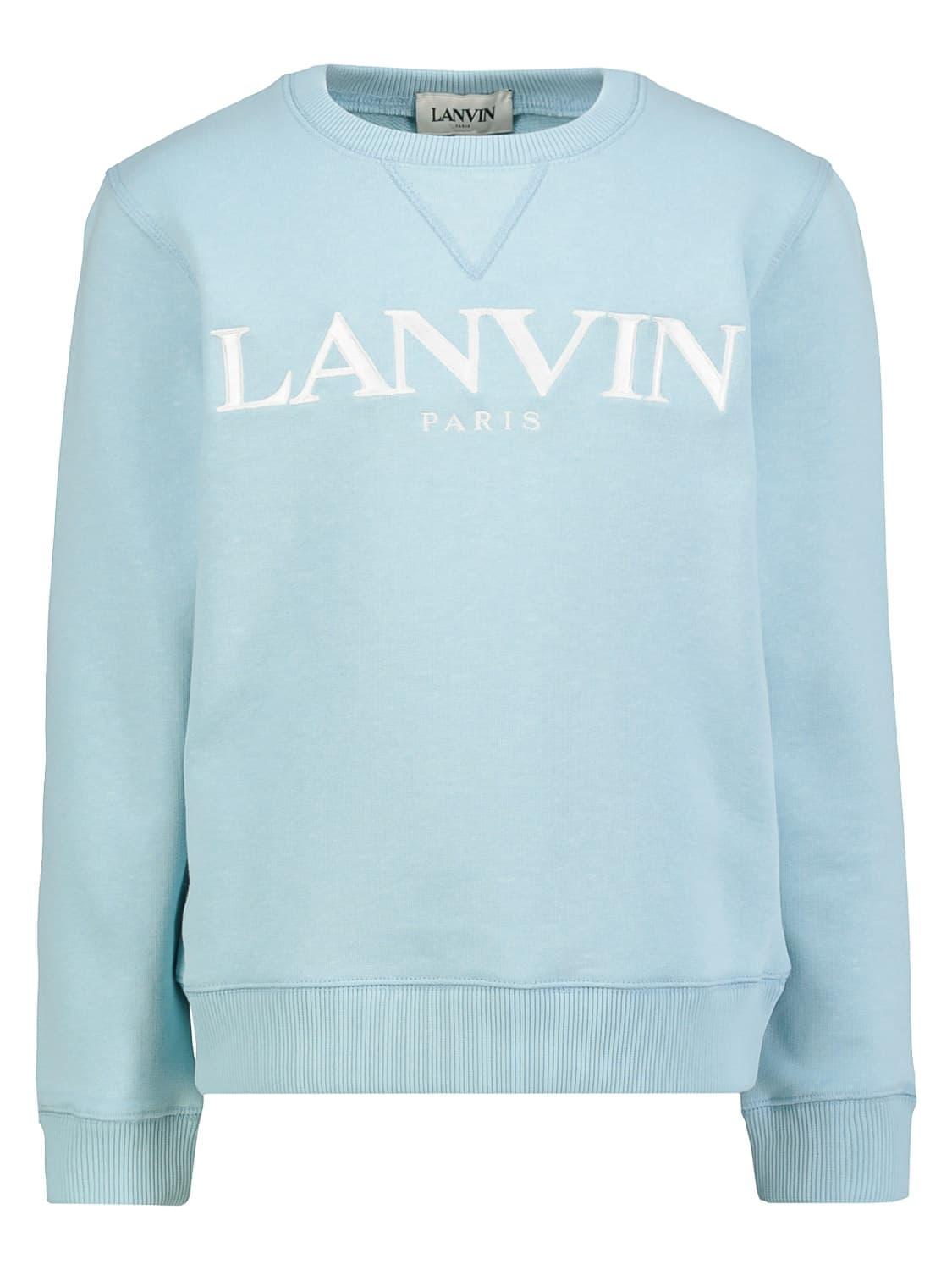 LANVIN Sweatshirt Blue for boys | NICKIS.com