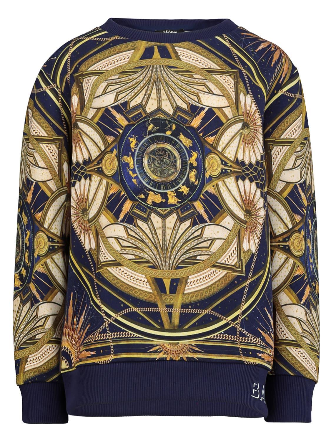 BALMAIN Sweatshirt Blue for boys | NICKIS.com