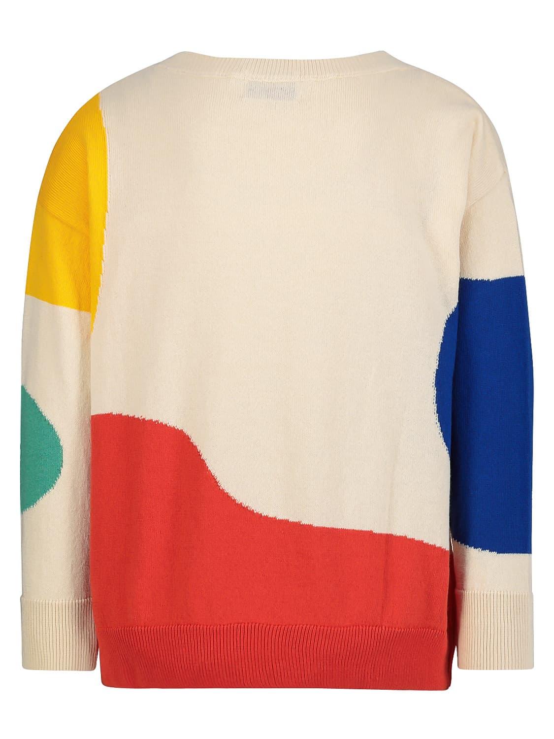 BOBO CHOSES Sweaters Landscape Jumper Beige | NICKIS.com