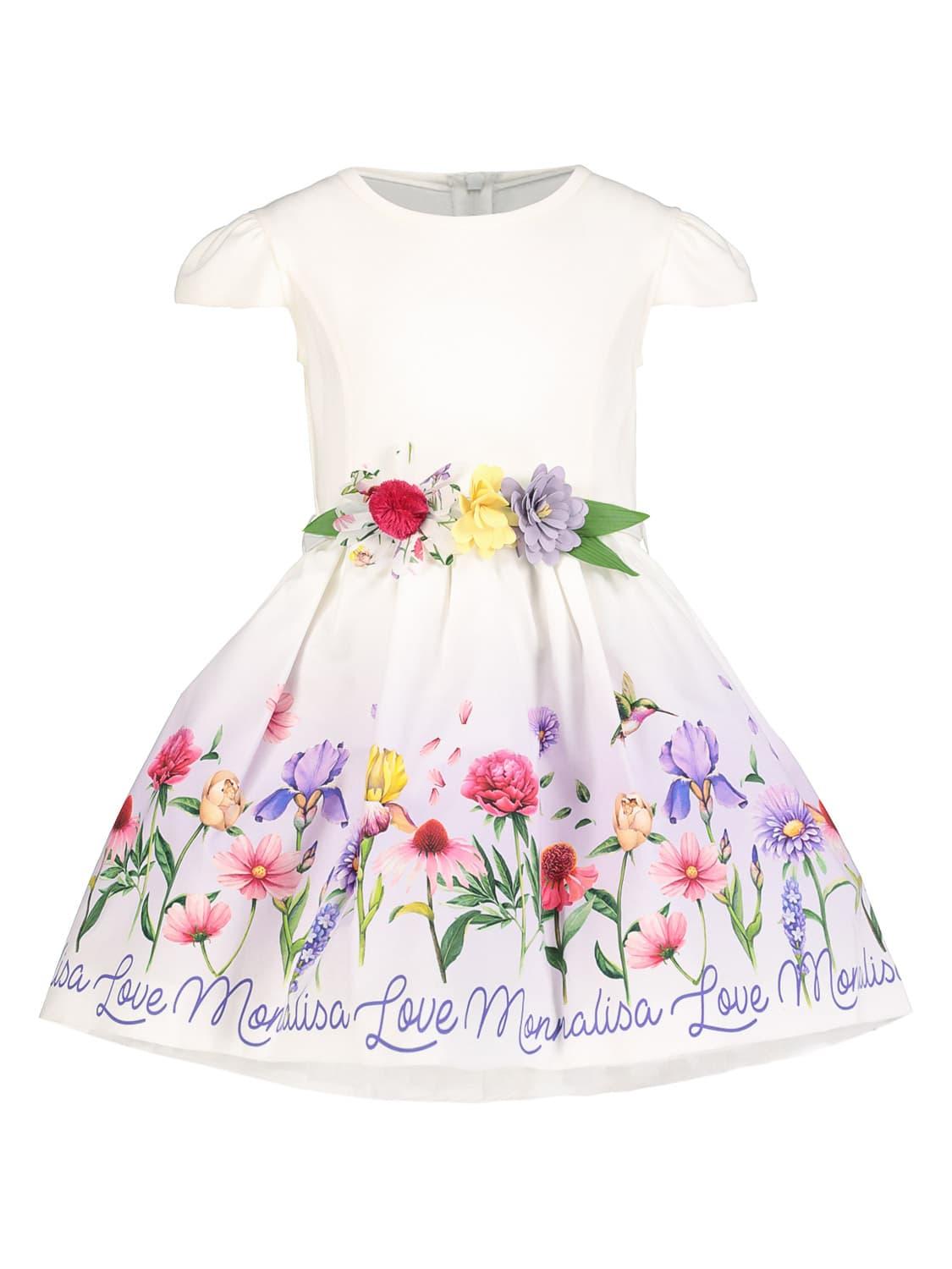 MONNALISA dress White for girls | NICKIS.com