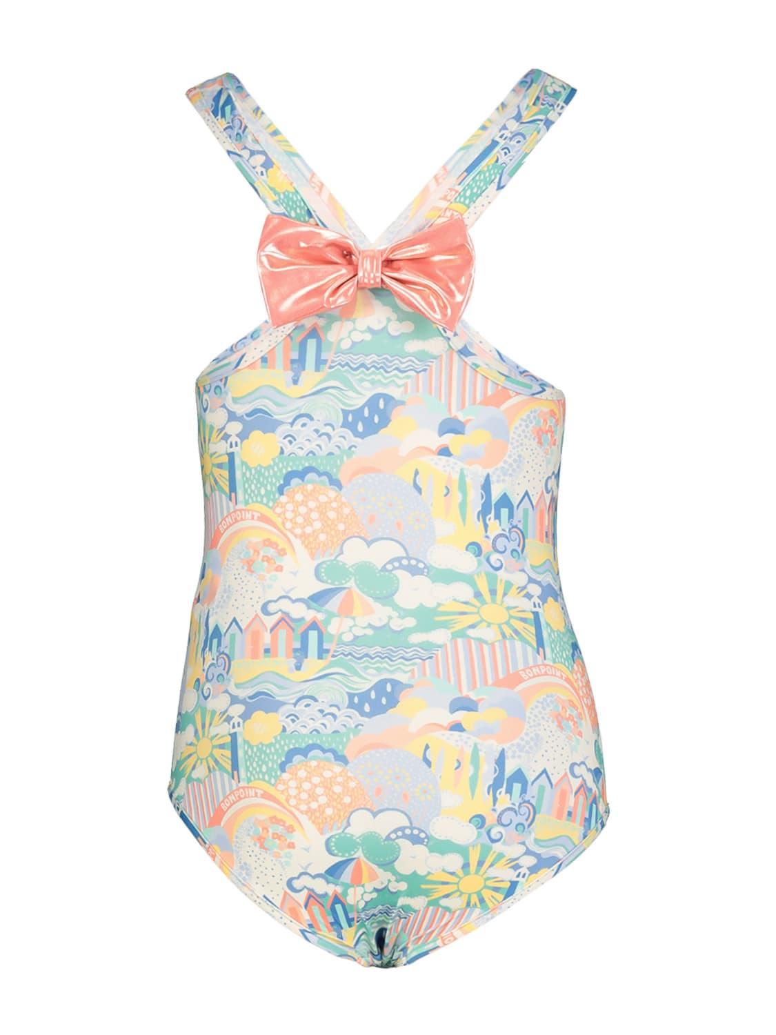 BONPOINT swimsuit HOLIDAY POP Blue for girls | NICKIS.com