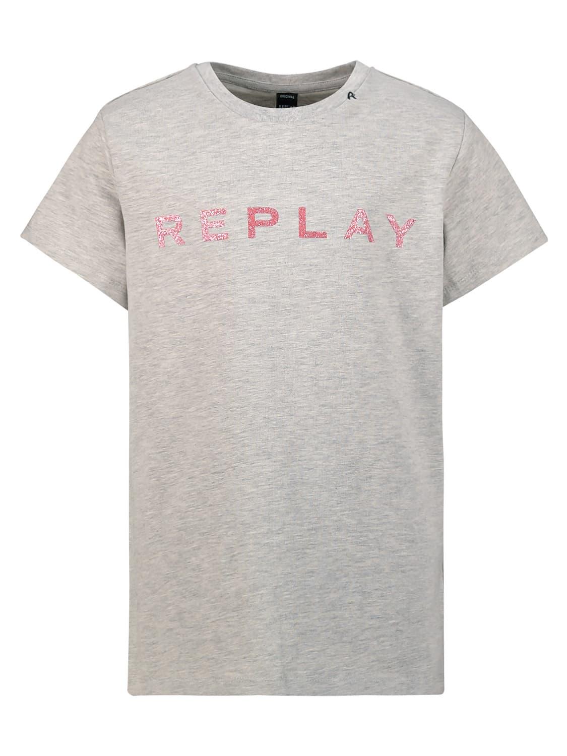 REPLAY & SONS t-shirt Grey for girls | NICKIS.com