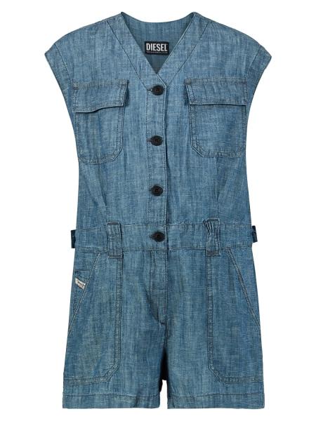 DIESEL overall JESAMMY Blue for girls | NICKIS.com