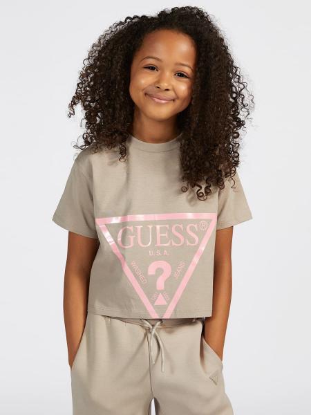 GUESS t-shirt Brown for girls | NICKIS.com