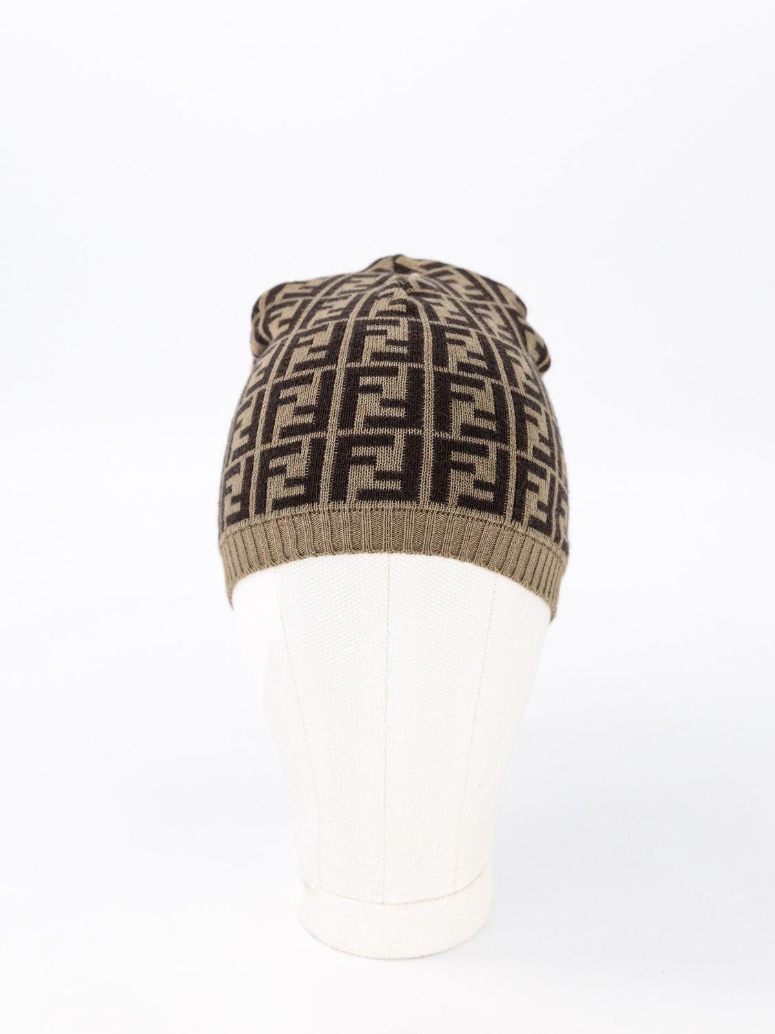 FENDI beanie Brown for girls | NICKIS.com