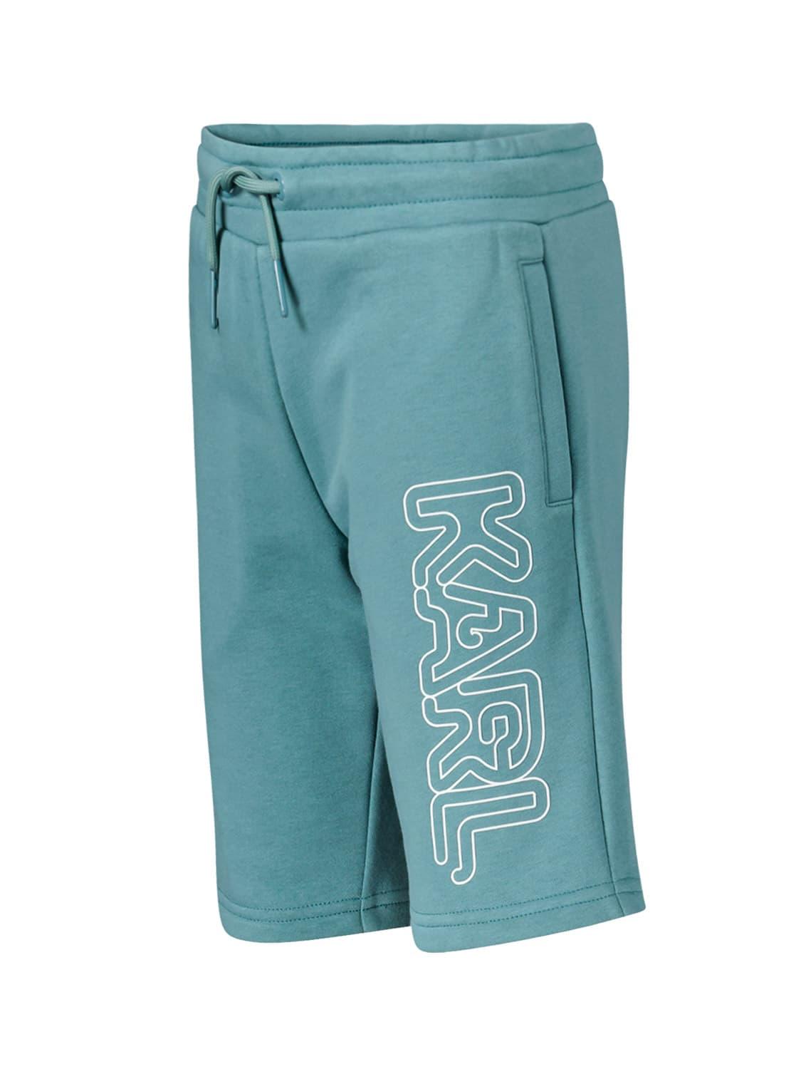 KARL LAGERFELD Shorts Blue for boys | NICKIS.com