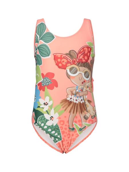 LIEBING BEACHWEAR swimsuit Orange for girls | NICKIS.com