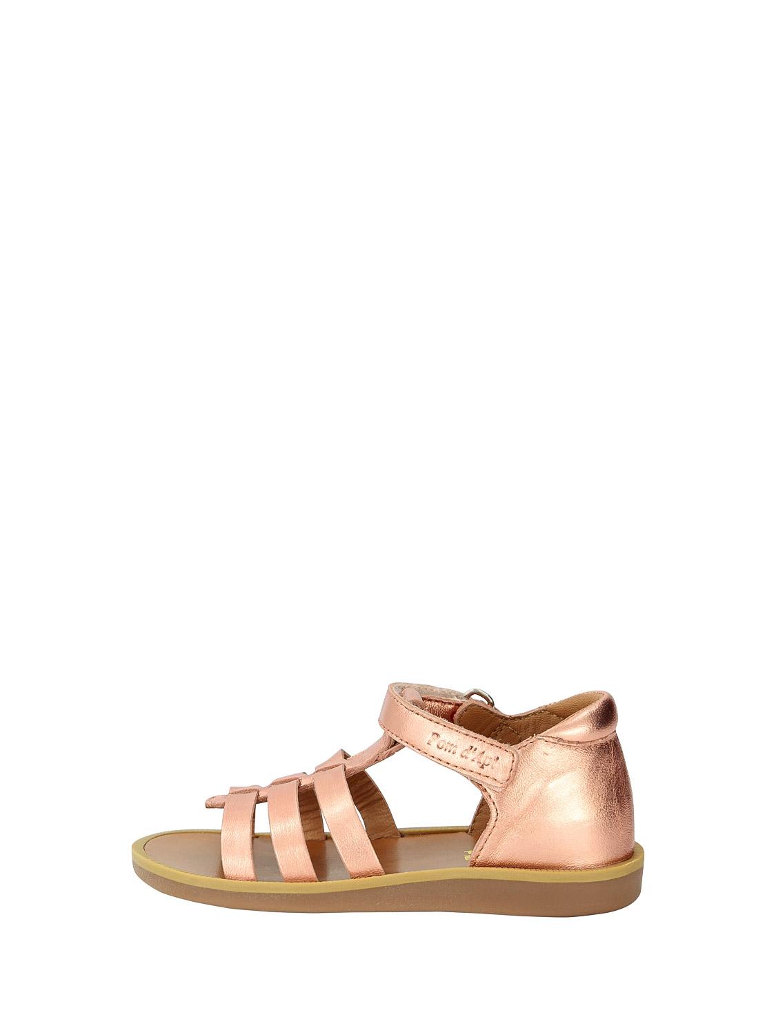 POM D'API sandals Poppy Strap Metallic for girls | NICKIS.com