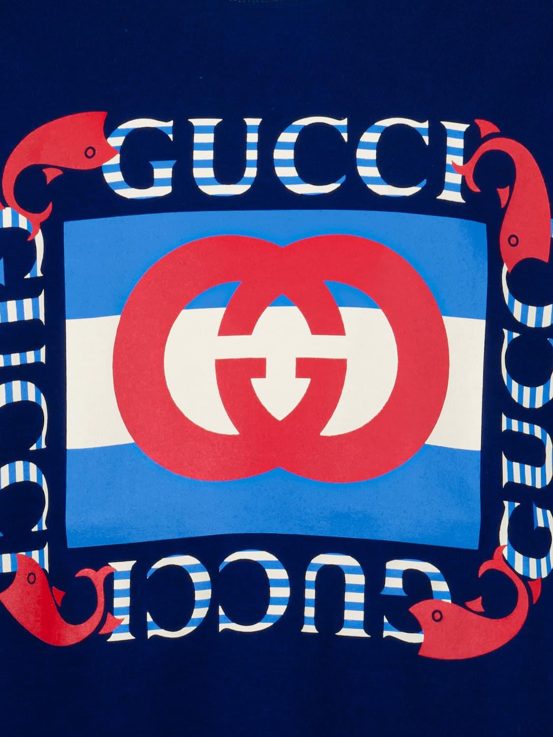 Blue Gucci Background