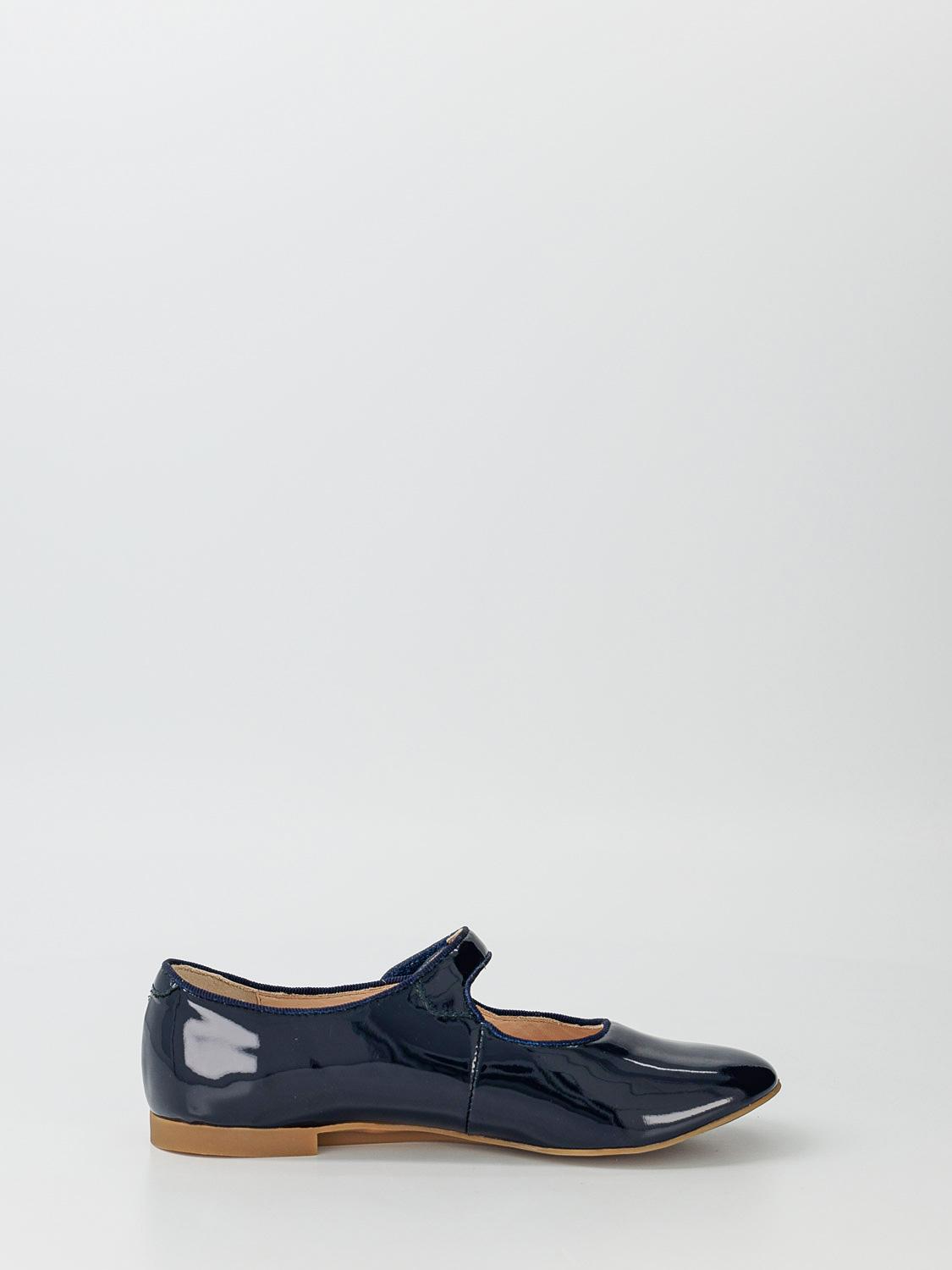POM D'API ballerinas DAISY BABY Navy Blue for girls | NICKIS.com