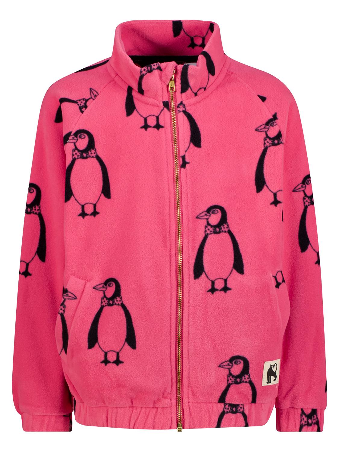 MINI RODINI jacket Penguin Fuchsia for girls | NICKIS.com